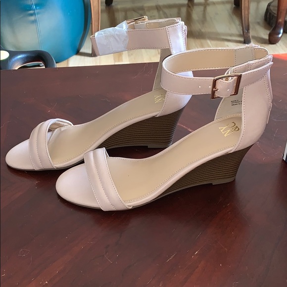 New York & Company | Shoes | Nwot Nyco Cream Colored Wedges | Poshmark